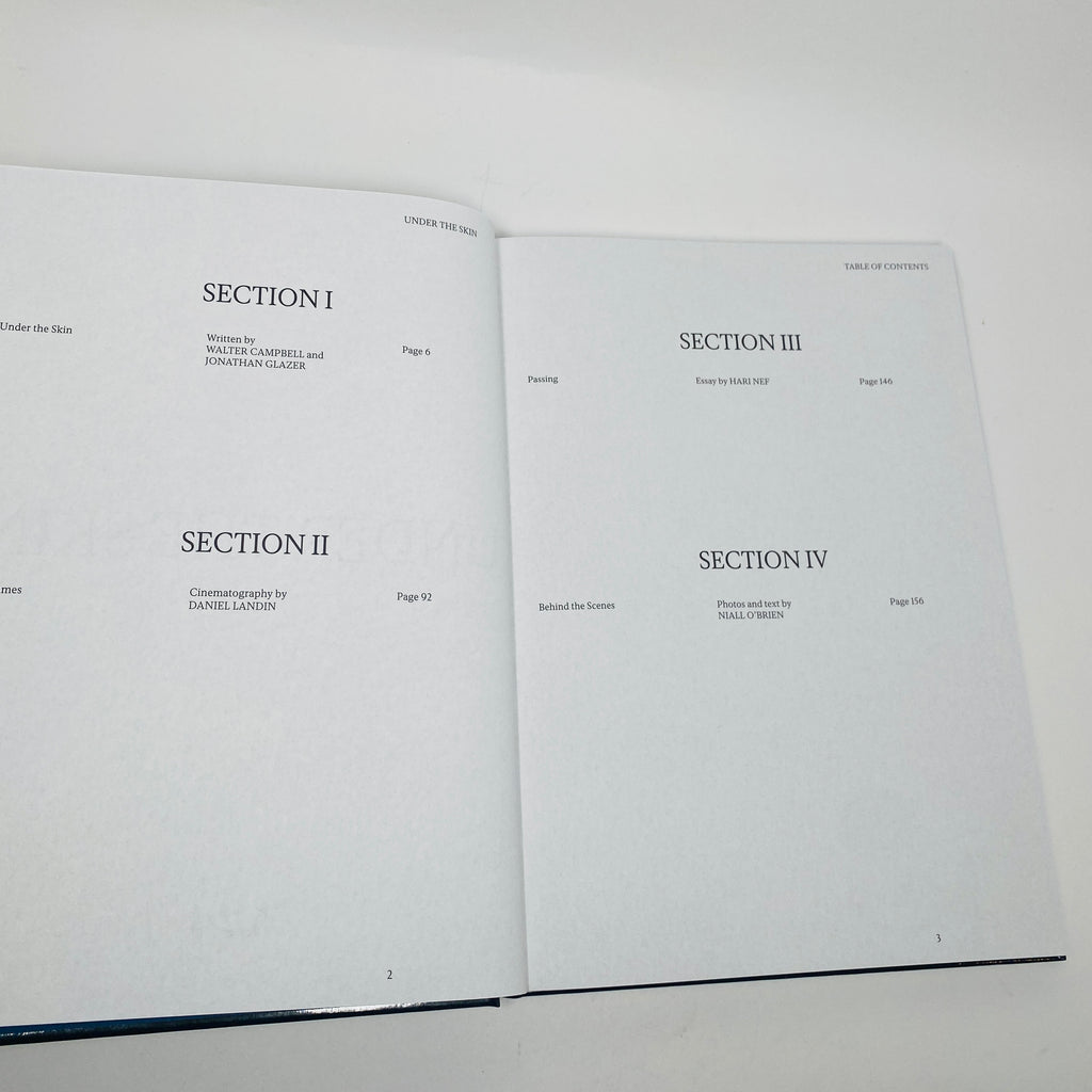 Under The Skin Screenplay Book – UNITOM