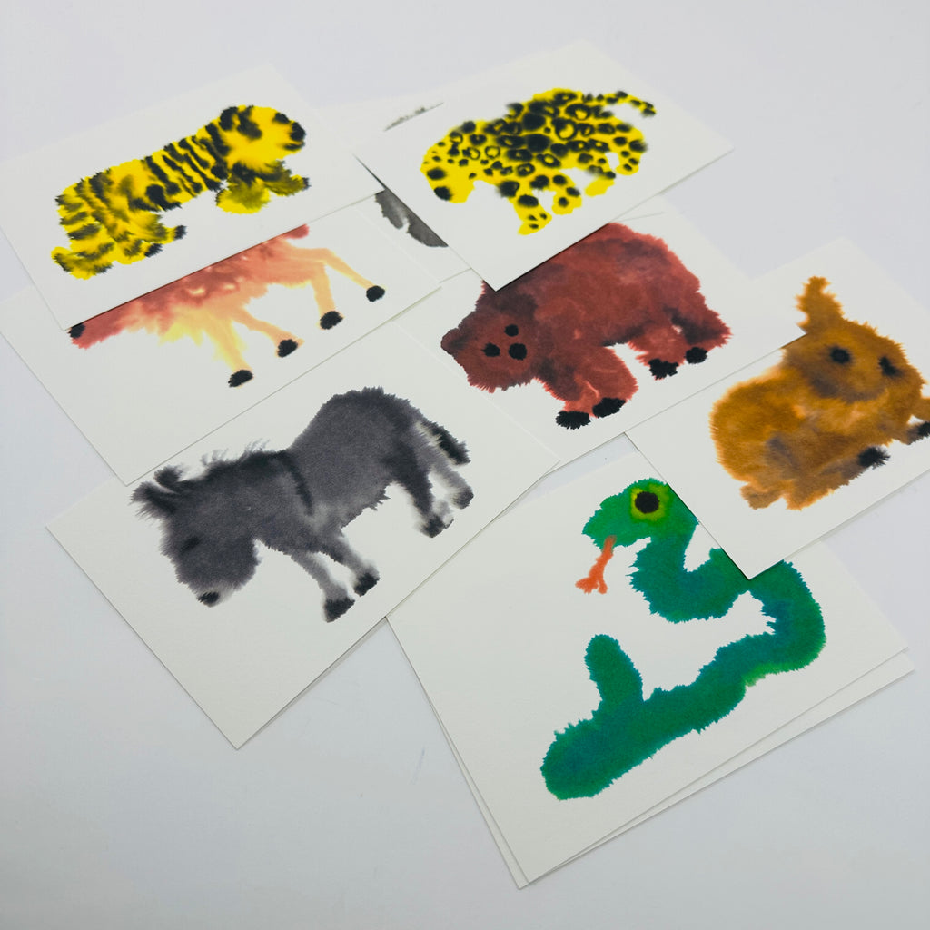 Wild Animals Postcard Set - Rop van Mierlo – UNITOM